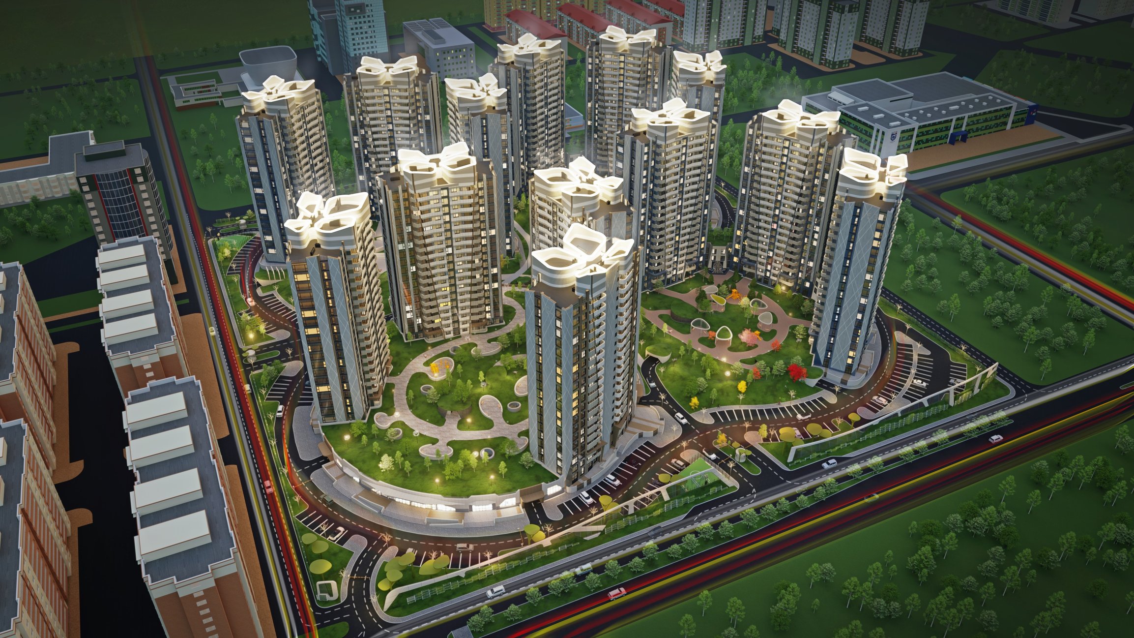 Ncd Групп 10 дахь бүрэн хэмжээний цогцолбор хотхон Vega City төслөө
